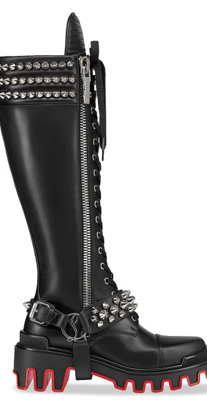 Christian Louboutin - Women's Janetta Botta Calf Leather Boots