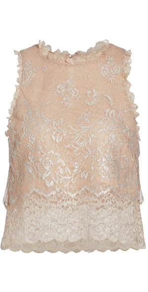 Cinq à Sept - Women's Adalaide Layered Lace Tank