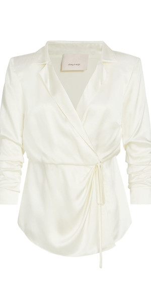Cinq à Sept - Women's Carter Silk Wrap Top