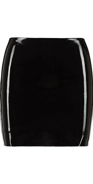 Commando - Women's Faux Patent Leather Micro Miniskirt