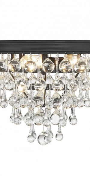 Crystorama - Calypso 3-Light Matte Ceiling Mount