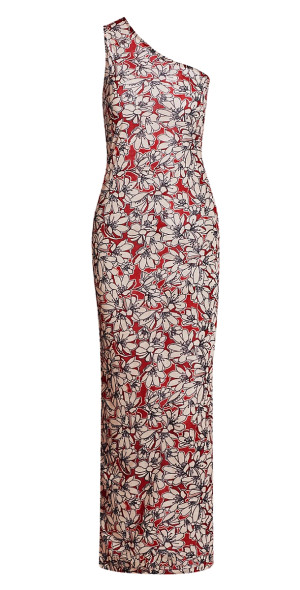 Eywasouls Malibu - Women's Anouk Floral One-Shoulder Maxi Dress