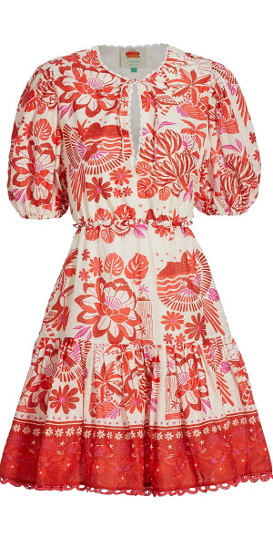 Farm Rio - Women's Rio Tiles Minidress