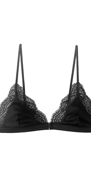 Fleur du Mal - Women's Naomi Lace Wireless Triangle Bra