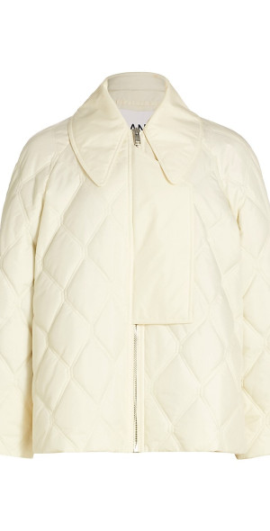 Ganni - Women's Boxy Quilted Ripstop Jacket