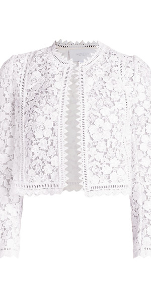 Giambattista Valli - Women's Cotton-Lace Crop Jacket