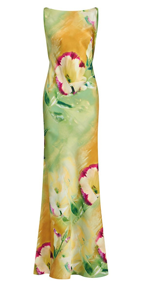 Kay Unger - Women's Pippa Floral Satin Gown