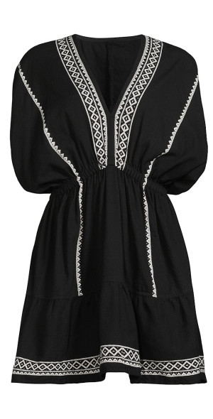 lemlem - Women's Alem Cotton V-Neck Minidress