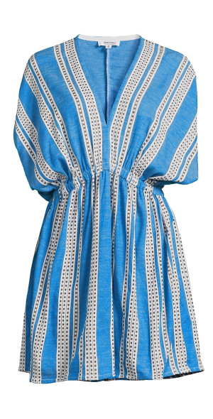 lemlem - Women's Striped Plunge Minidress