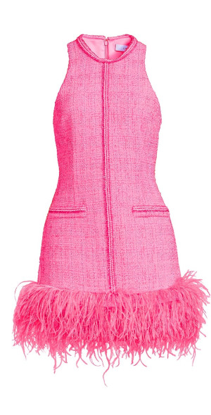 Likely - Women's Annalisa Feather-Trimmed Tweed Dress