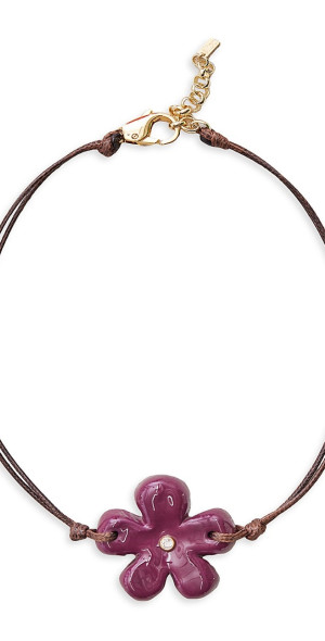 éliou - Women's Lory 14K & 18K Gold-Plated,Cubic Zirconia, Resin & Cord ...