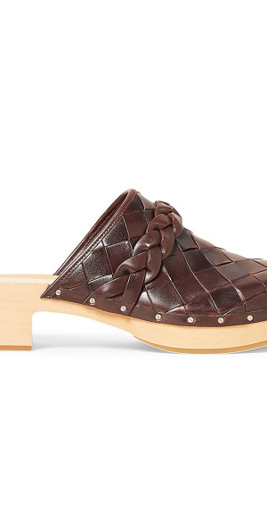 Loeffler Randall - Women's Polina Woven Leather Clogs