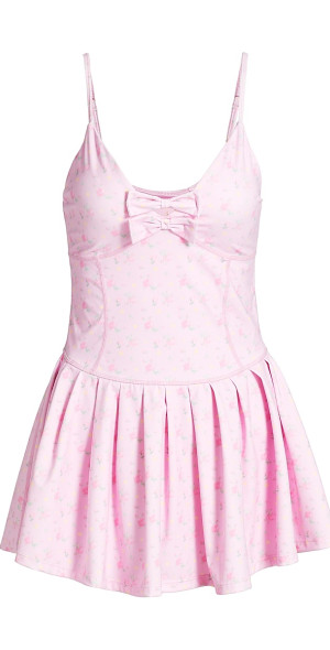 LoveShackFancy - Women's Hubert Active Floral Bow Minidress