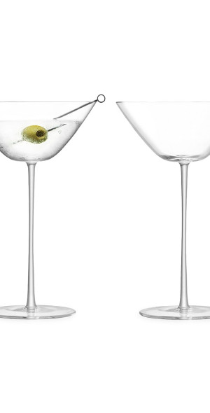 LSA - Bar Culture 2-Piece Martini Glass Set