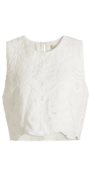 Marie Oliver - Women's Davis Eyelet Shell Top