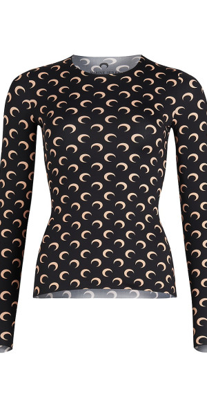 Marine Serre - Women's Regenerated Jersey Crescent Top