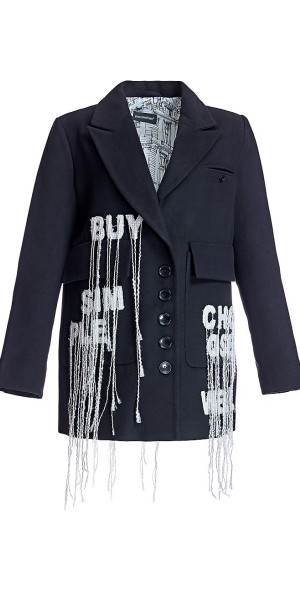 Maximilian - Women's Fast Fashion Woolblend Blazer