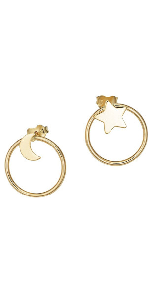 Oradina - Women's 14K Yellow Gold Jana Circle Studs