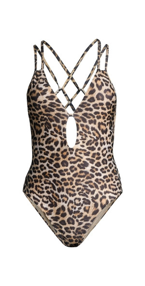 Peixoto - Women's Isla Leopard One-Piece Swimsuit