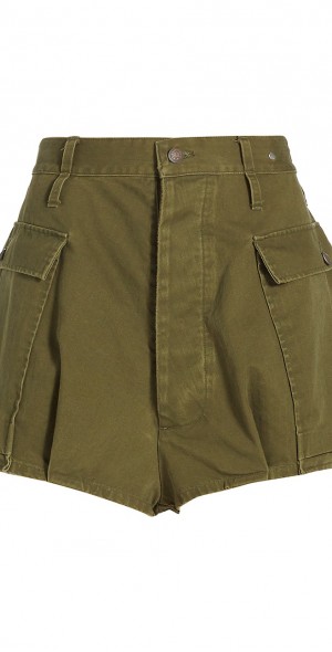 R13 - Women's High-Rise Cotton Bubble Skort
