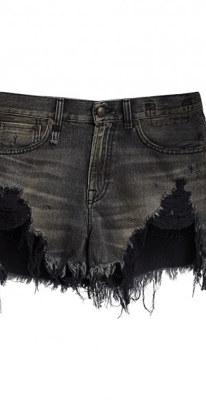 R13 - Women's Shredded Slouch Shorts