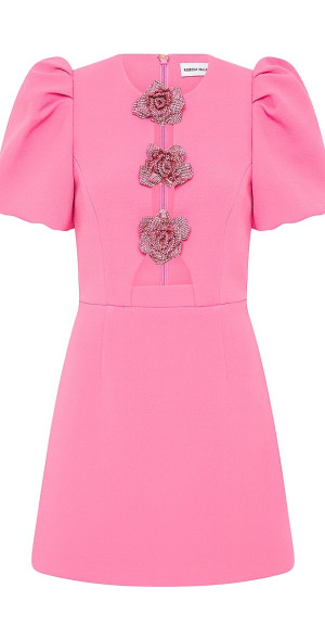 Rebecca Vallance - Women's Aubree Flower A-Line Minidress