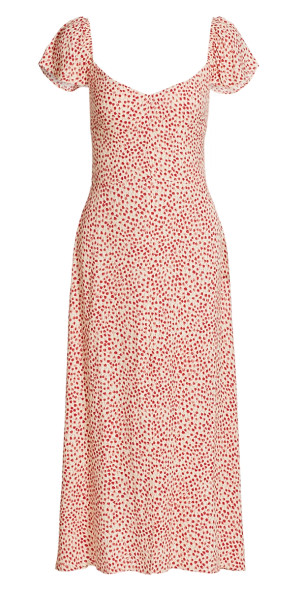 Reformation - Women's Baxley Floral Cap-Sleeve Midi-Dress