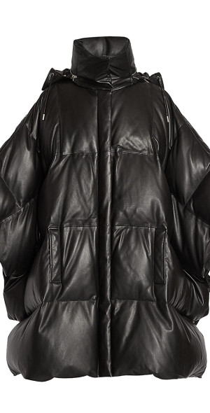 Saint Laurent - Women's Down Cape In Lambskin