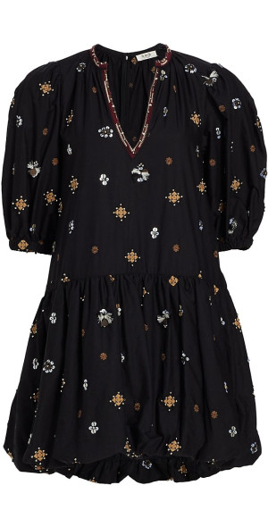 Sea - Women's Maja Embroidered Bubble Minidress