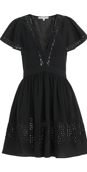 Secret Mission - Women's Lorelei Lace-Trim Minidress
