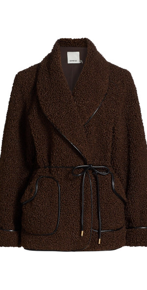 SIMKHAI - Women's Kimia Tie-Waist Sherpa Jacket