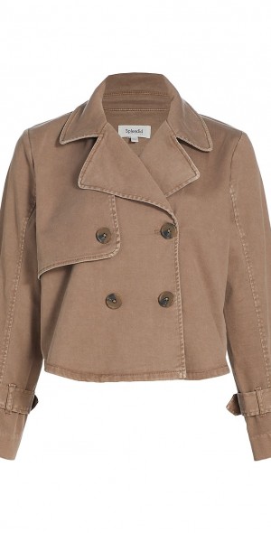 Splendid - Women's Portia Double-Breasted Crop Jacket