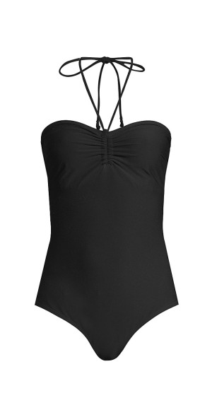 Stylest Womens Sculpting Bandeau One Piece Swimsuit