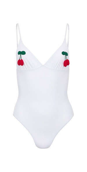 Tabacaru Swim - Women's Catherine with Cherries One Piece Swimsuit