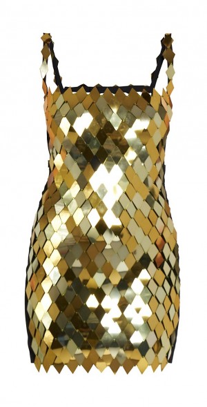 The Attico - Women's Sleeveless Metal-Embellished Minidress