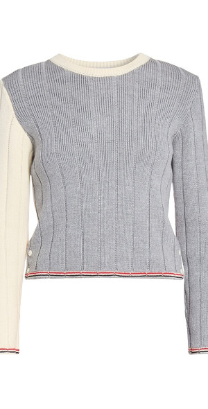 Thom Browne - Women's Fun Mix Ladder-Stitch Wool Sweater