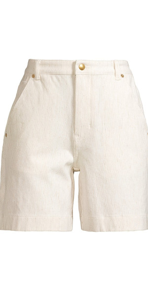 Tory Burch - Women's Linen-Blend 7" Shorts