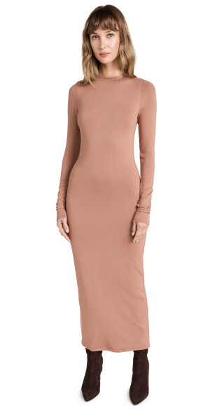 AFRM - Juniper Dress Raw Umber 1X