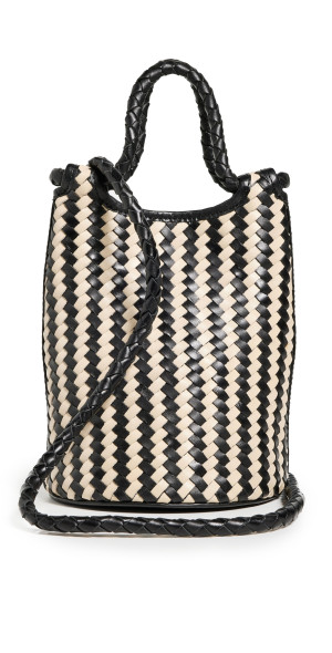 Bembien - Lina Bucket Bag Noir Stripe One Size