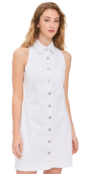 DL1961 - Payton Mini Denim Dress White (Vintage) M