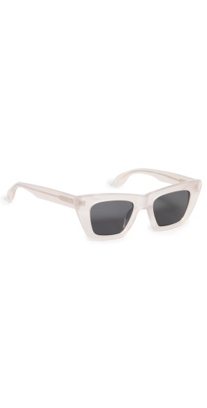 Elisa Johnson - Lori Sunglasses Frosty White One Size