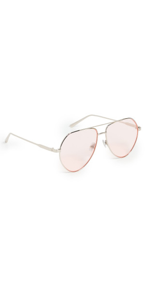 Elisa Johnson - Sam Sunglasses Silver One Size