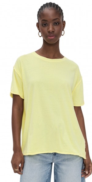 Free People - Nina Tee Yellow Finch S