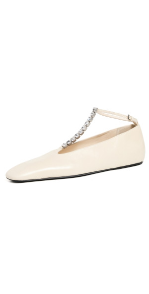 Jil Sander - Ballerina Flats Chalk 38