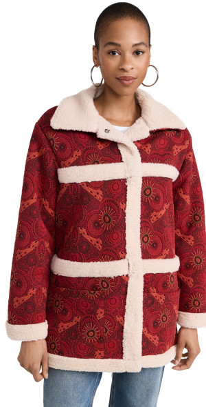 KAHINDO - Maputo Coat Red & Cream M