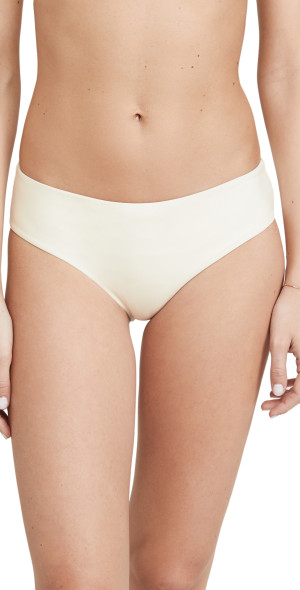 MIKOH - Cruz Bay Full Coverage Bikini Bottoms Bone L