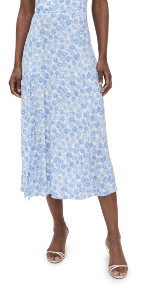 Reformation - Zoe Skirt Blue Daisy 8