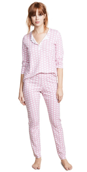 Roller Rabbit - Hathi PJ Set Pink XL