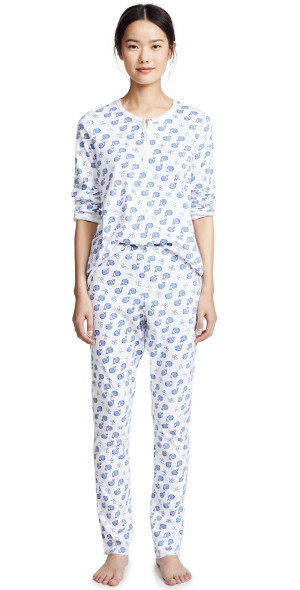 Roller Rabbit - Moby PJ Set Blue XL
