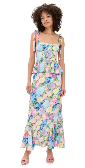 Show Me Your Mumu - Paxton Midi Dress Flower Shop M